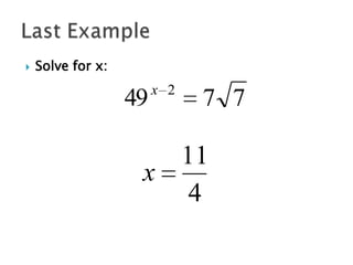 Exponential functions | PPT
