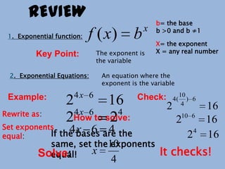 Exponential functions | PPTX | Physics | Science