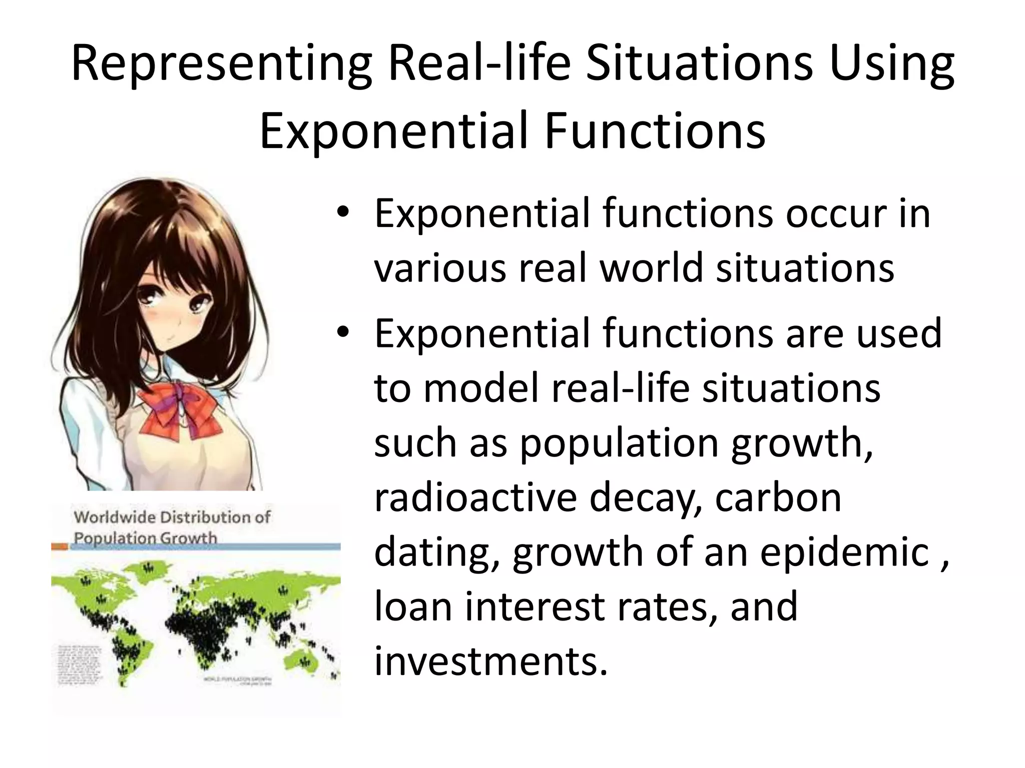 Exponential functions - General Mathematics | PPTX