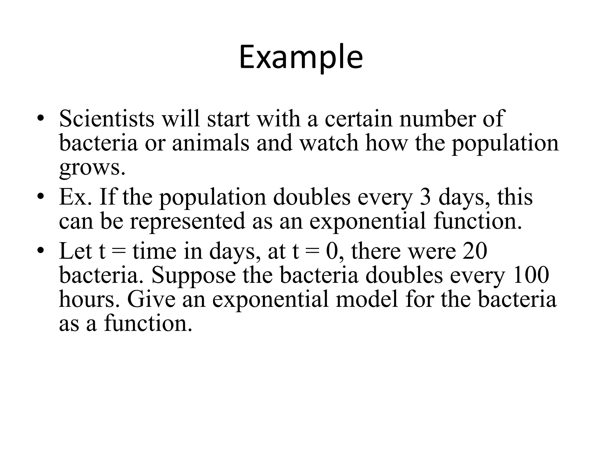 Exponential functions - General Mathematics | PPTX
