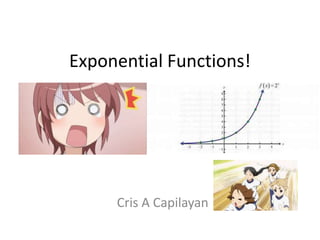 Exponential functions - General Mathematics | PPTX
