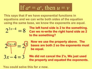 Exponential functions | PPT