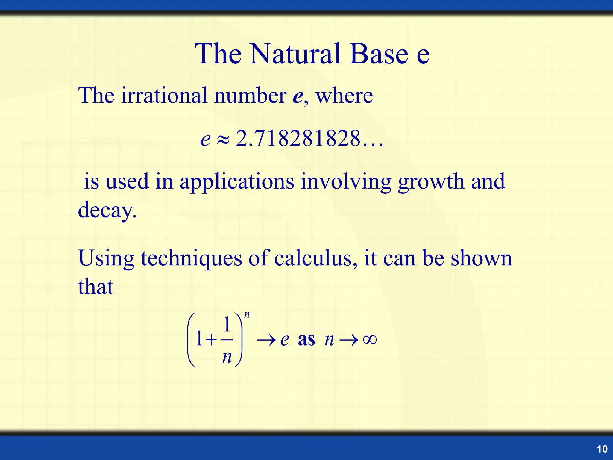 Exponential Functions And Their Graphs Ppt