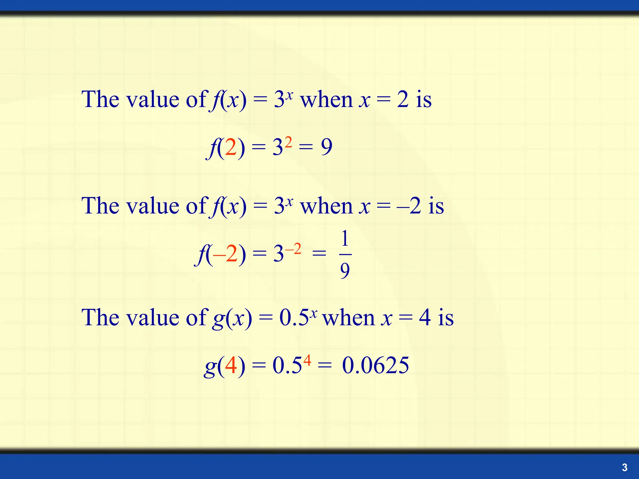Exponential Functions And Their Graphs Ppt