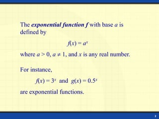 exponential functions and their graphs.ppt
