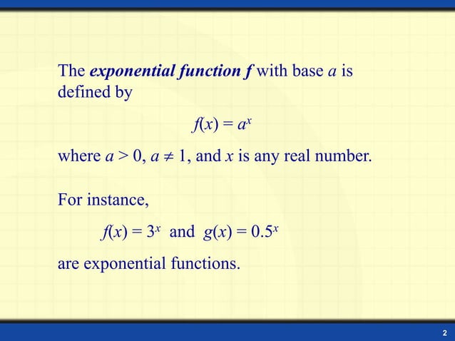 exponential functions and their graphs.ppt
