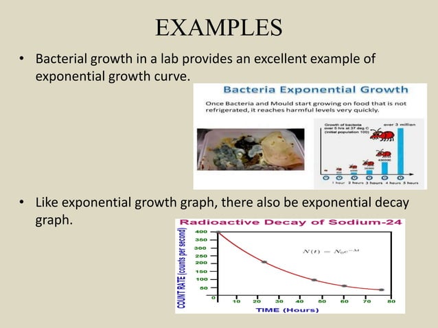 EXPONENTIAL GRAPH.pptx | Chemistry | Science