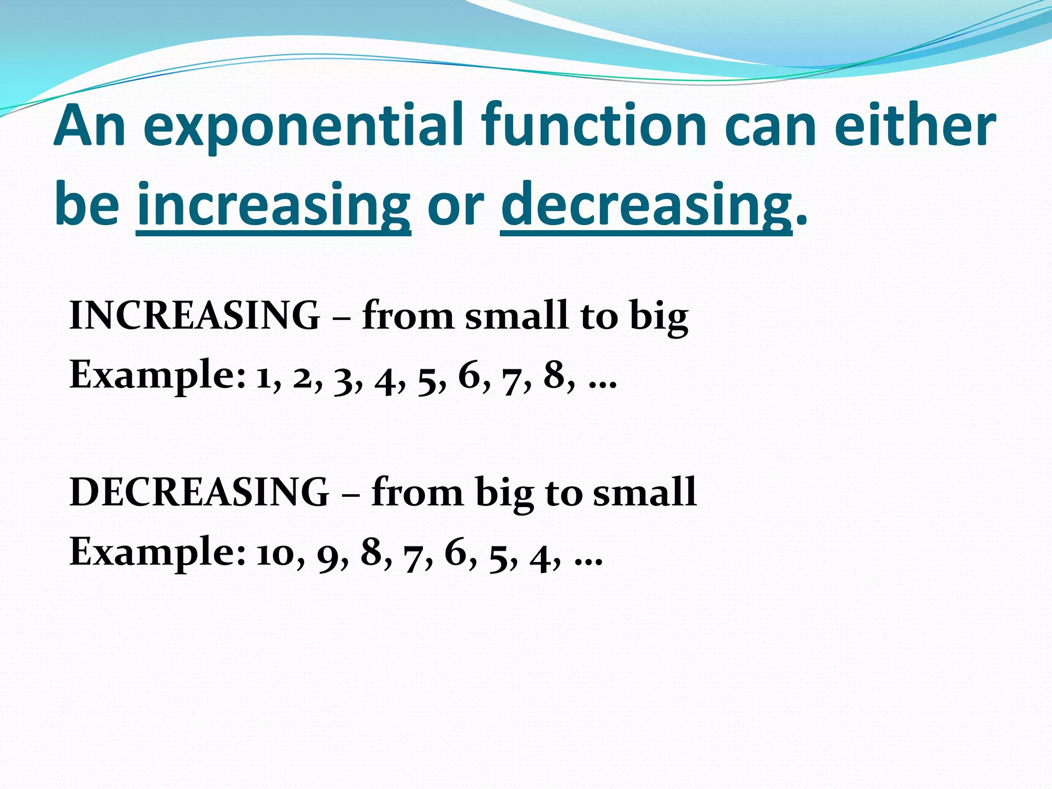Exponential Growth And Decay | PPTX