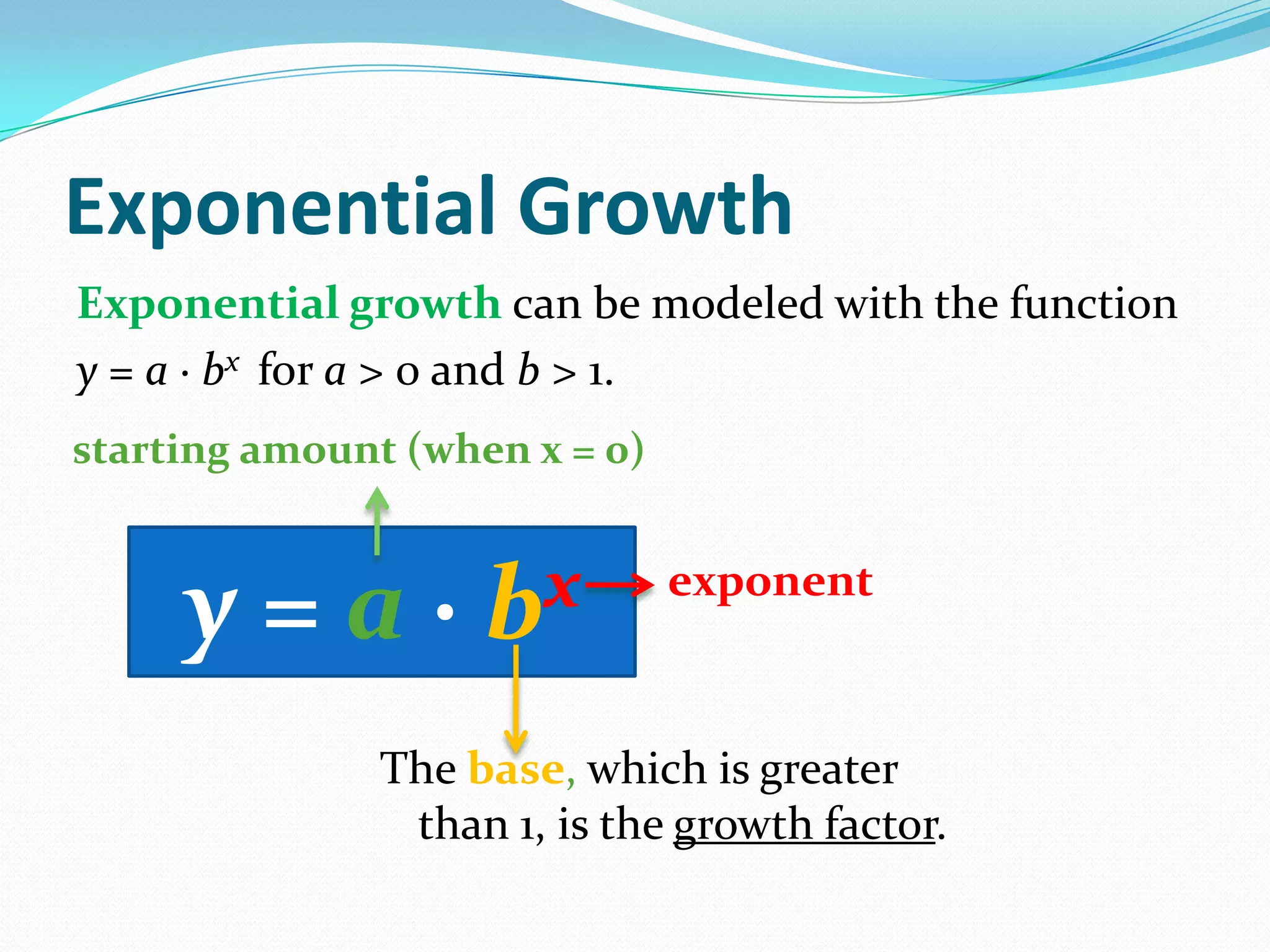 Exponential Growth And Decay | PPTX