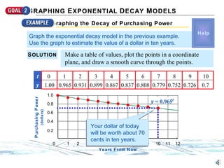 Exponential growth and decay | PPT