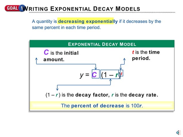Exponential growth and decay | PPT | Business Accounting & Finance ...