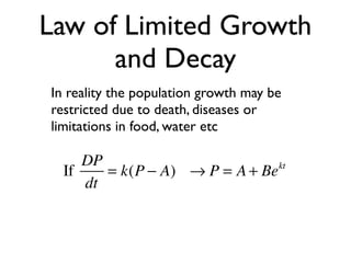 Exponential growth and decay | KEY