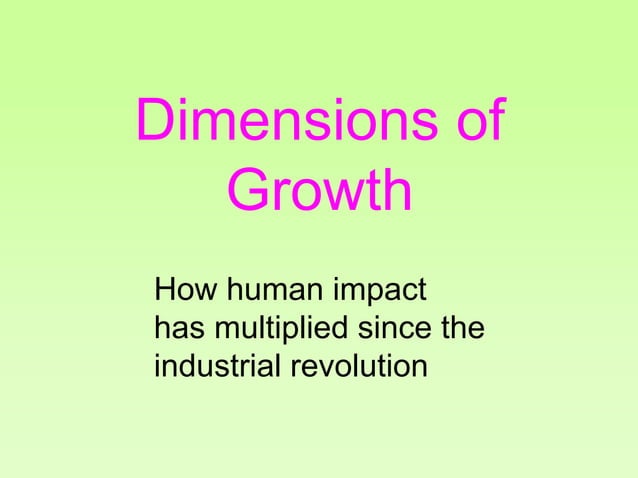 Growth in a Finite World - Sustainability and the Exponential Function ...