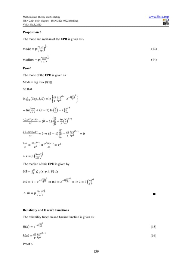Exponential pareto distribution | PDF