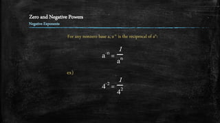 Exponent lecture final | PPTX