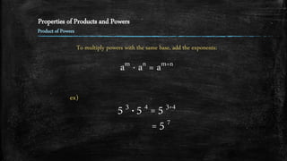 Exponent lecture final | PPT