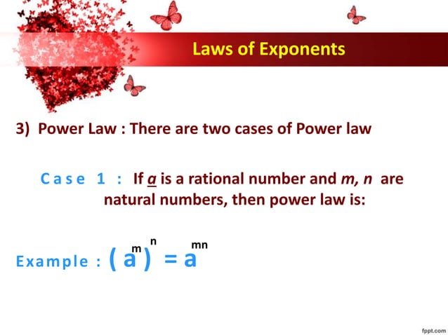 Exponent, mathematics 7 | PPTX | Physics | Science