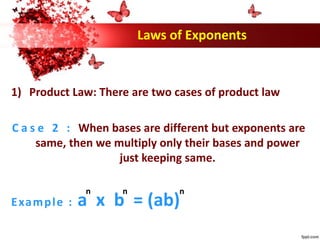 Exponent, mathematics 7 | PPTX