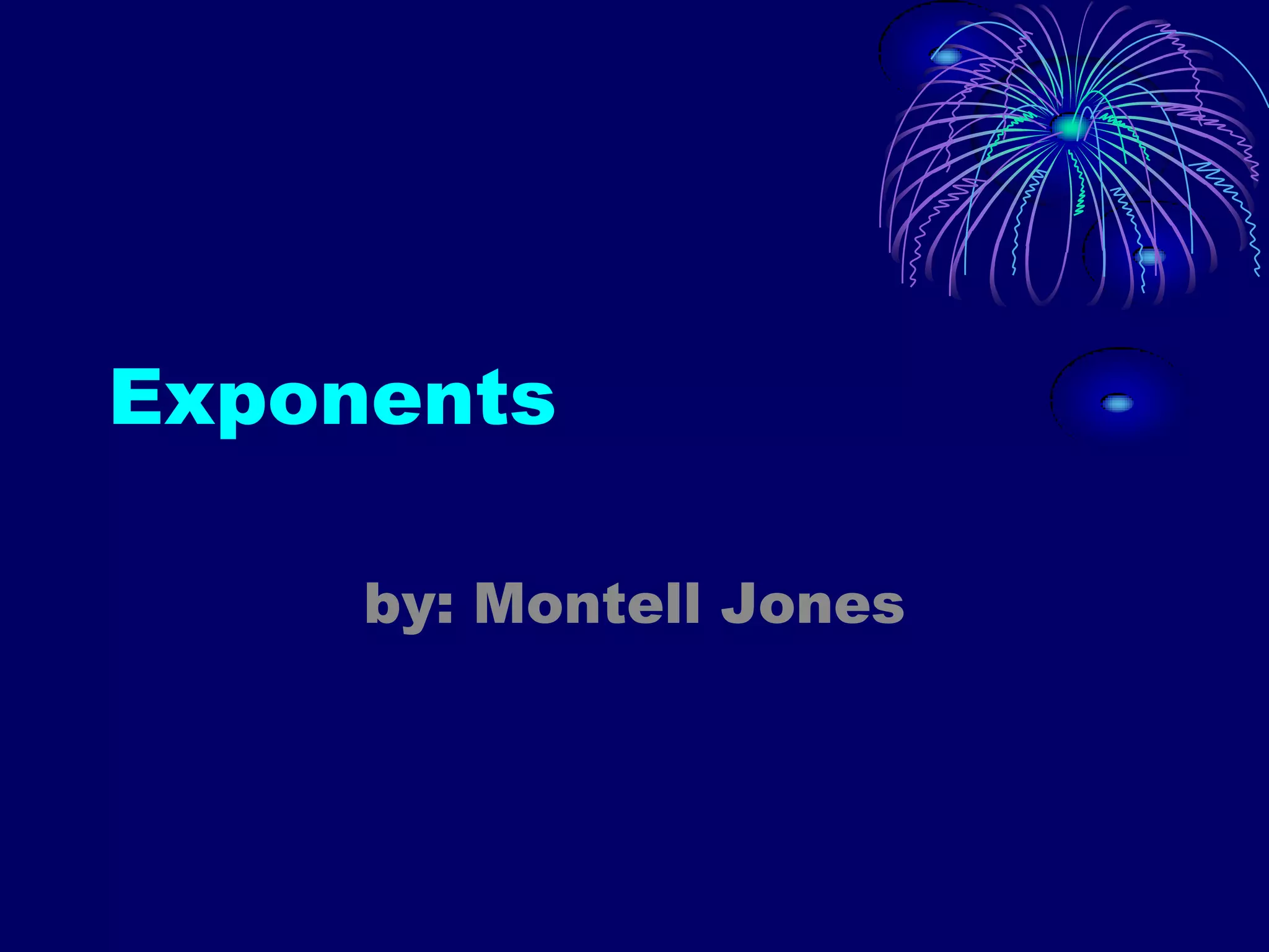 Exponent powerpoint | PPTX