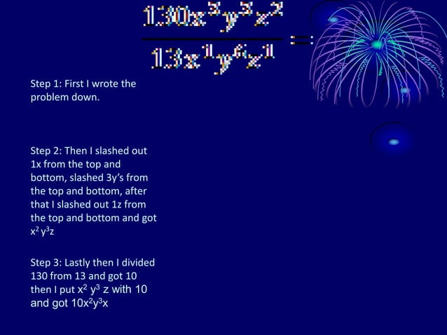 Exponent powerpoint | PPTX