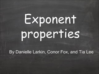 Exponent properties | PPT