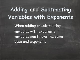 Exponent properties | PPT
