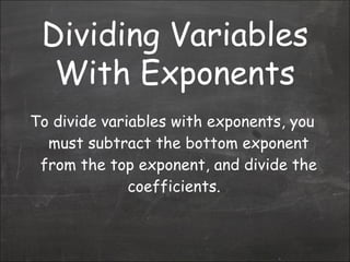 Exponent properties | PPT