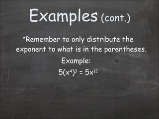 Exponent properties | PPT