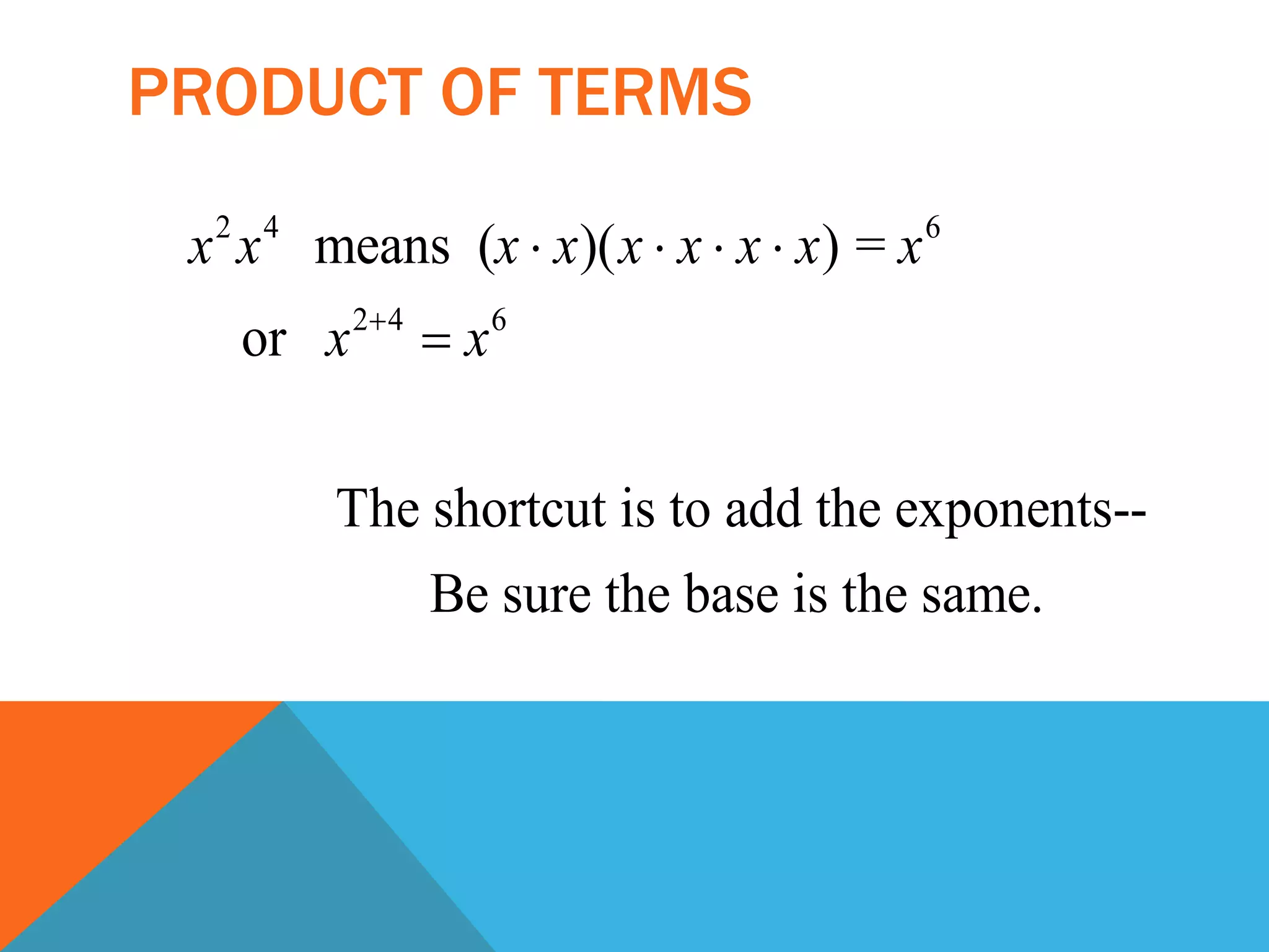 Exponent review | PPTX