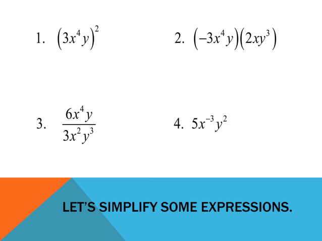 Exponent review | PPT