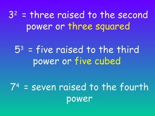 Exponents | PPT