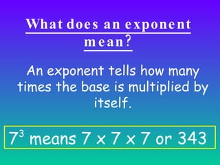 Exponents | PPT