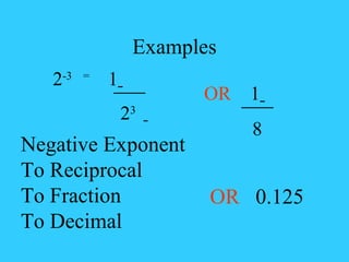 Exponents | PPT