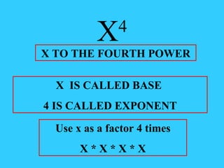Exponents | PPT