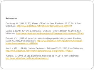 Exponents) | PPT