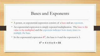 Exponents | PPTX | Physics | Science