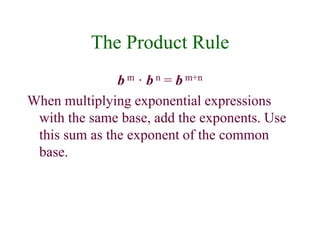 Exponents | PPT