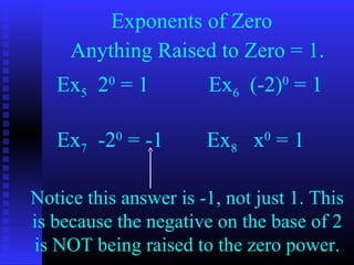 Exponents | PPT
