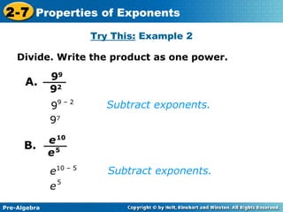 Laws of Exponents | PPT