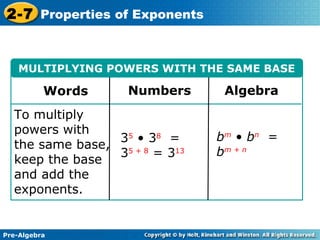 Laws of Exponents | PPT