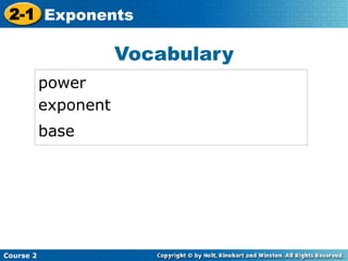 Exponents | PPT