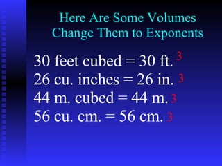Exponents[1] | PPT | Physics | Science
