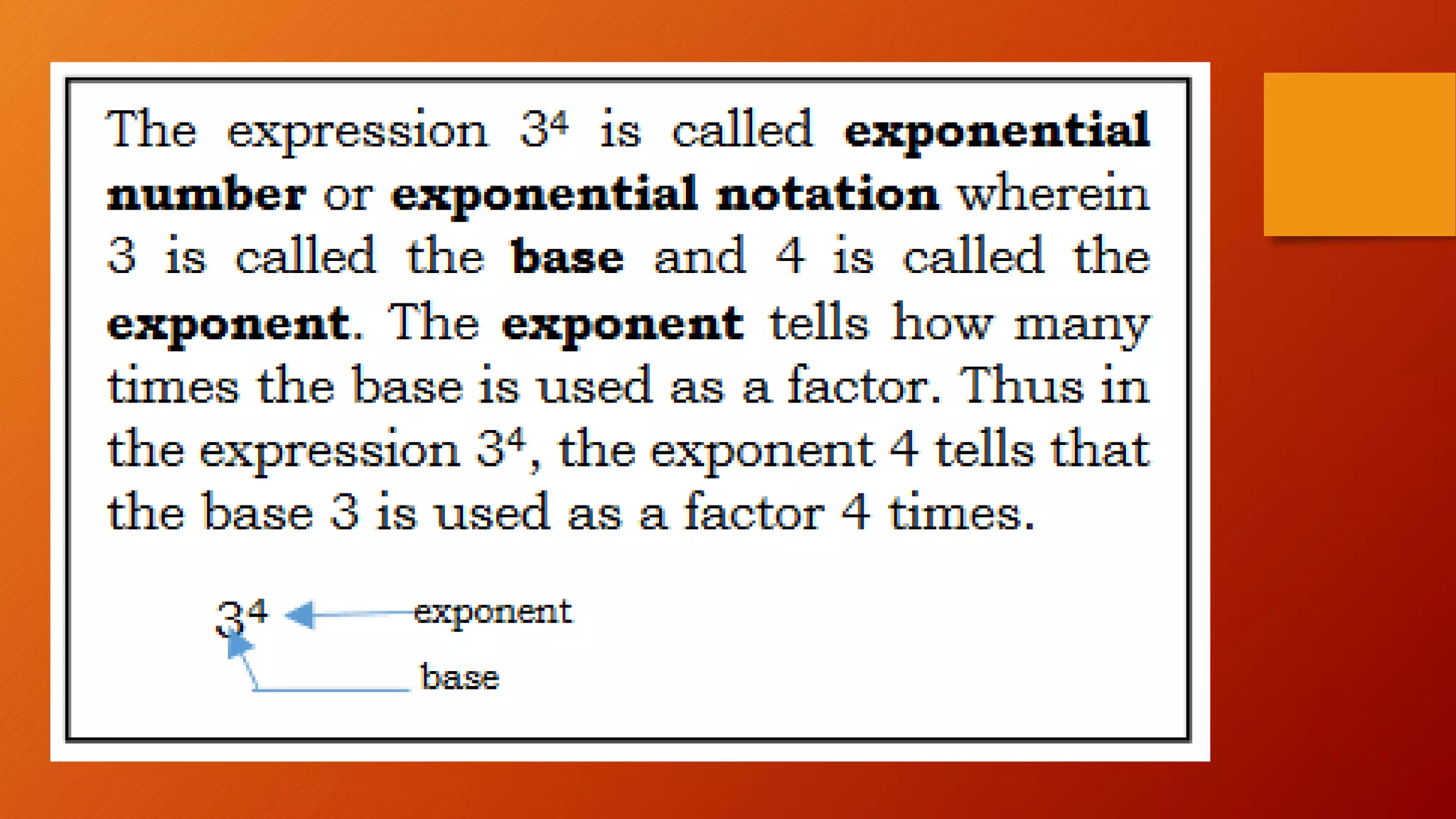 Exponents and Exponential Notation.pptx