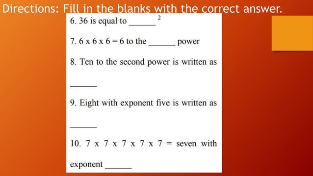 Exponents and Exponential Notation.pptx | Physics | Science