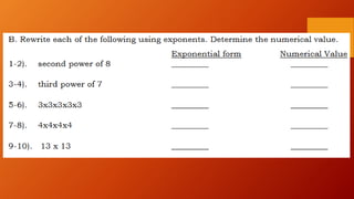 Exponents and Exponential Notation.pptx