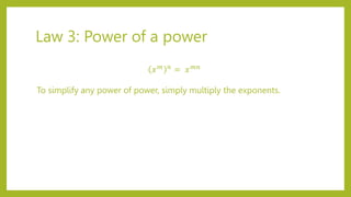 Exponents and its laws.pptx