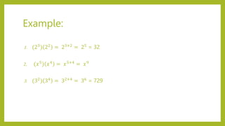 Exponents and its laws.pptx