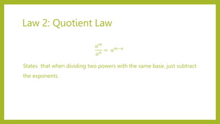 Exponents and its laws.pptx