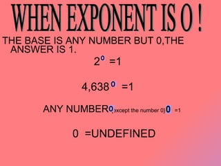 Exponents and power | PPT