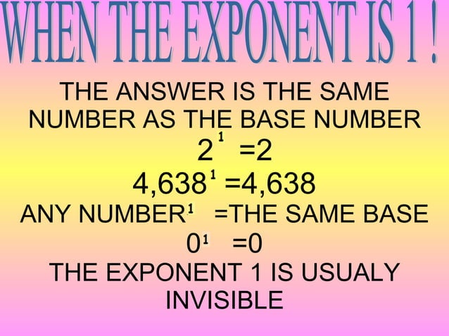 Exponents and power | PPT